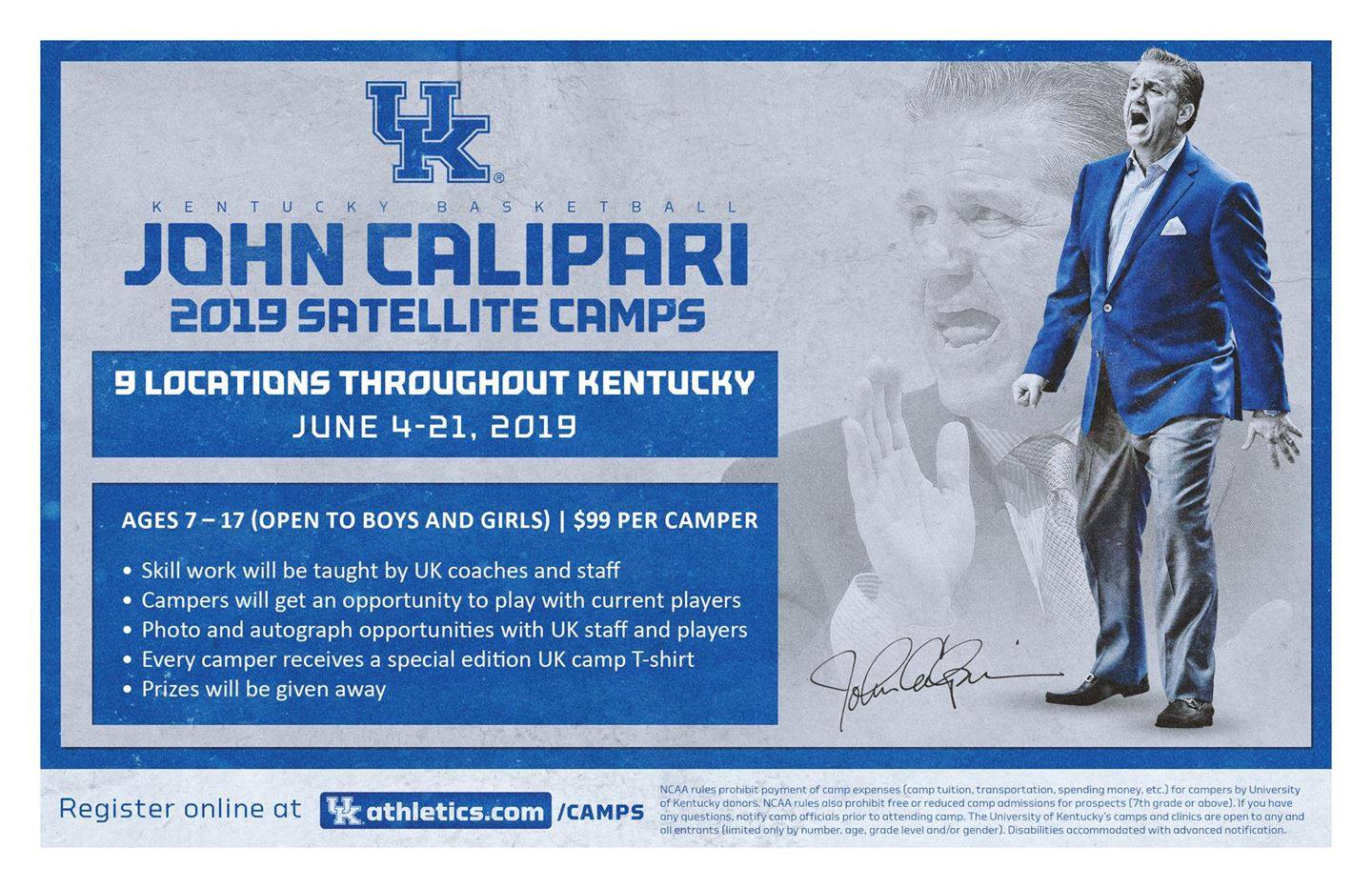 Kentucky Basketball’s 2019 Satellite Camp – Corbin KY Tourism